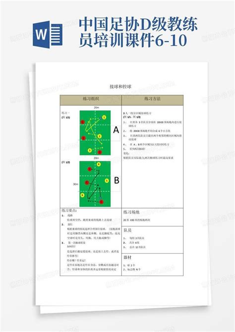 中国足协d级教练员培训课件6 10word模板下载编号qvmvbdpd熊猫办公