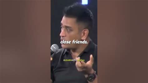 Learning Lessons From Ms Dhoni Ms Dhoni Motivational Quotes Msdhoni