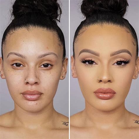No Makeup Makeup Look Before And After