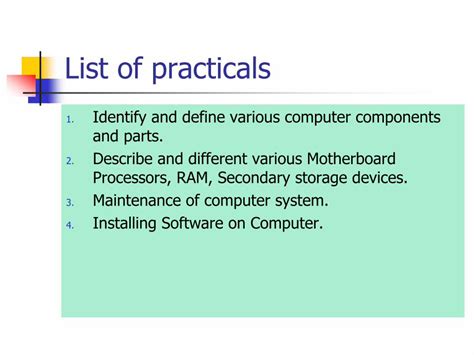 pdf list of practicals€¦ · dos disk operating system this software