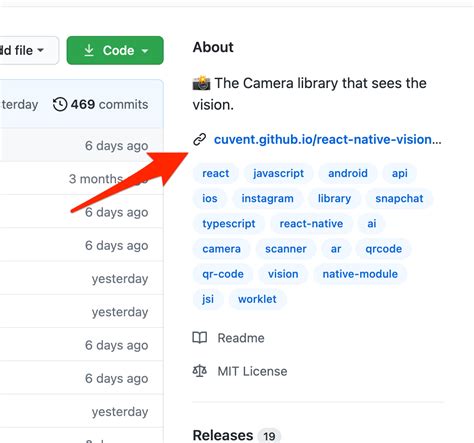 Broken Link Issue 138 Mrousavy React Native Vision Camera GitHub