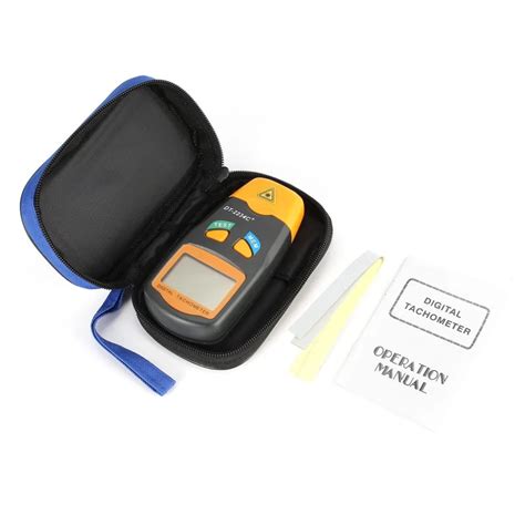 New DT C Handheld LCD Digital Mini Non Contact Laser Photo Tachometer RPM Speed Measurement