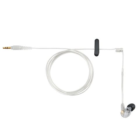 Shure Earphone Intercom Adapter Cable With Isolation Coil And Clip At