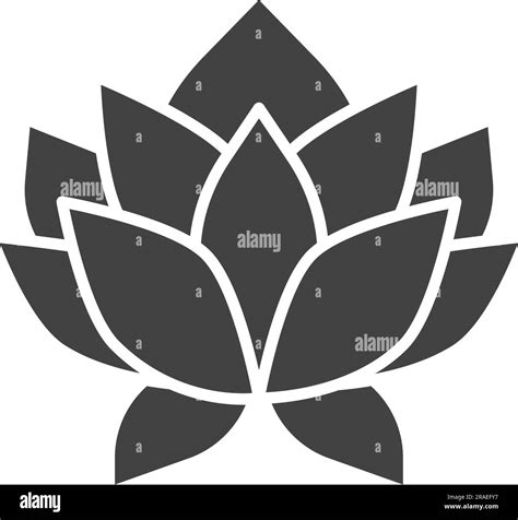 Lotus Flower Icon Image Stock Vector Image And Art Alamy