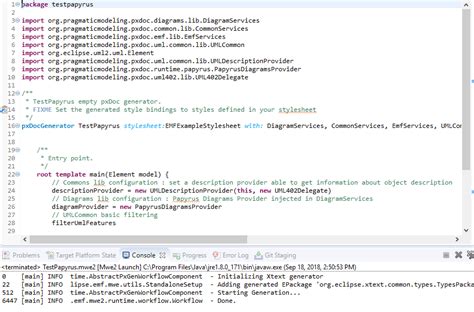 Eclipse Papyrus Integration