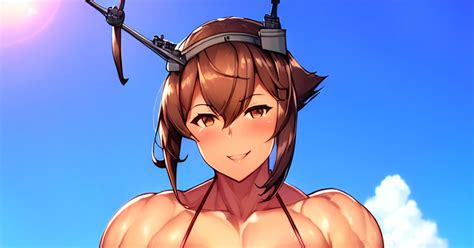 陸奥艦隊これくしょん マイクロビキニな陸奥さん ギャルpのイラスト Pixiv