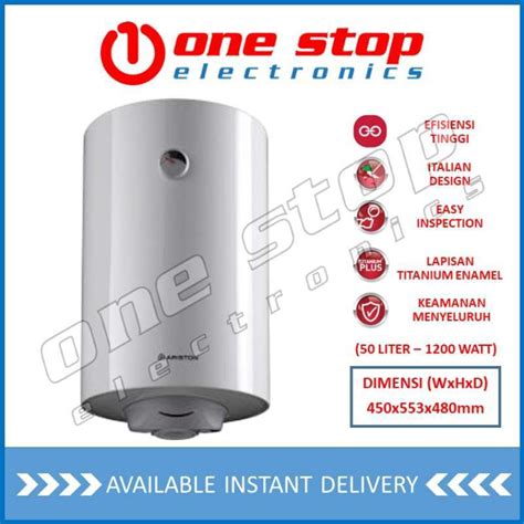 Promo [GARANSI RESMI] ARISTON PRO R 50 V / PROR 50V / PRO R50 V Water ...