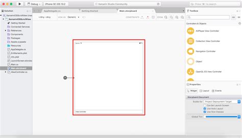 Create A Scroll View In Xamarin Ios