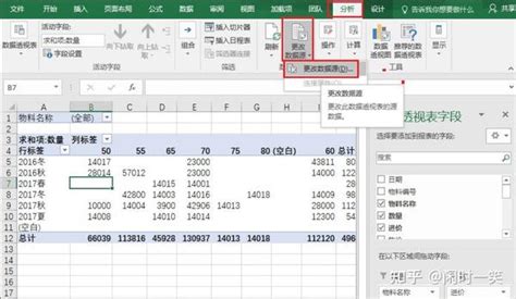 Excel数据透视表格制作流程解析 知乎