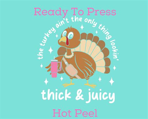 Lookin Thick And Juicy White Dtf Transfer Alwaysblanks