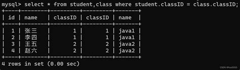Mysql：数据库的查询与连接mysql的数据库连接信息 Csdn博客