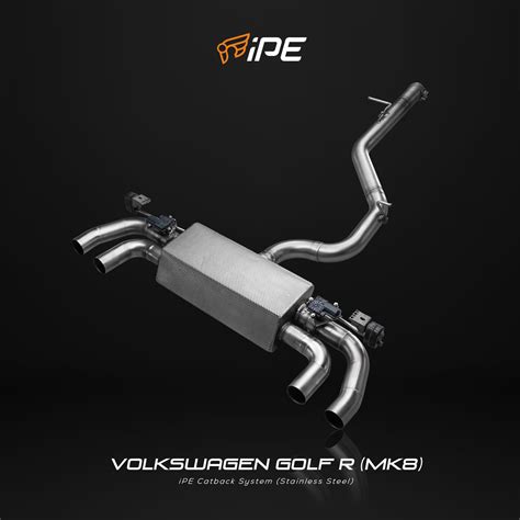 Volkswagen Golf R Mk8 Exhaust System Ipe Official