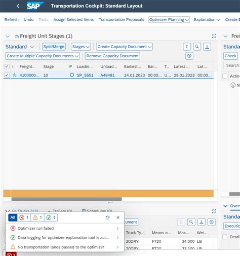No Transportation Lanes Passed To The Optimizer Sap Community