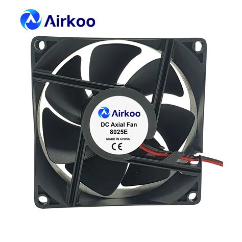 8025e 12v 24v 80mm Pwm Speed Control Cabinet Exhaust Fan Manufacturer