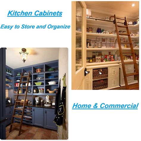 Sliding Hardware Rolling Library Rolling Library Ladder Heavy Duty