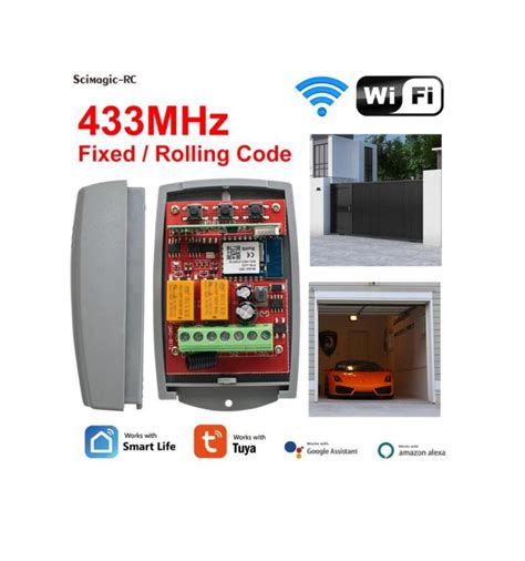 RECEIVER CH FIXED ROLLING CODE WIFI V TRANSCOM ELECTRONICS