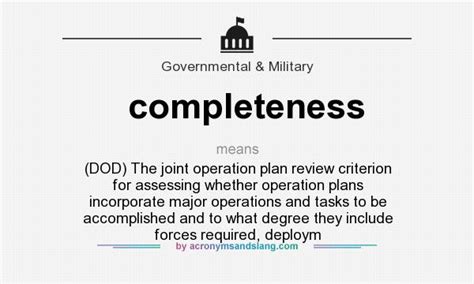 What Does Completeness Mean Definition Of Completeness
