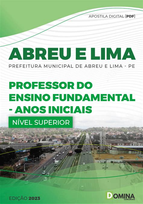 Apostila Abreu Lima PE Prof Ensino Fundamental Domina Domina Concursos