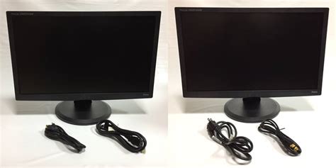 【目立った傷や汚れなし】★新春セール！1円スタート！モニター2台セット！高さ調節、ピボット可能★iiyama prolite 23型ワイド