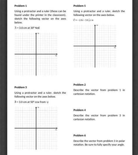 Solved Problem 3 Problem 2 Using A Protractor And A Ruler Chegg