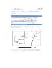 Lab 8 Docx Lt LAB 8 MEARTHQUAKE E L02 13 LOCATION WORKSHEET B A