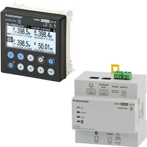Socomec Digiware D And M Centralising Energy Management System And Gateway Modules Nhp Australia