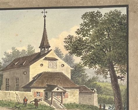 Antike Kirchen Ansicht Aquarell Kaufen Auf Ricardo