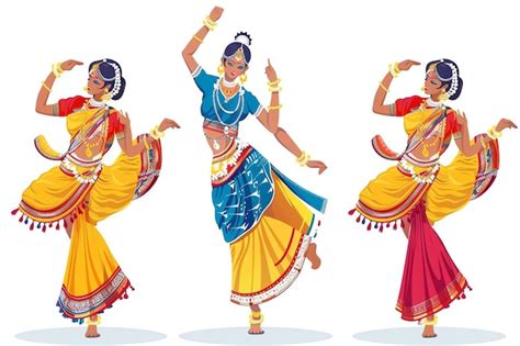Premium Photo Traditional Odissi Dancers Performing Classical Dance
