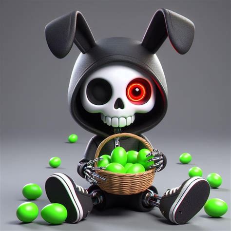 Premium Photo Gray Background A Cute Skeleton Teenager Sitting With