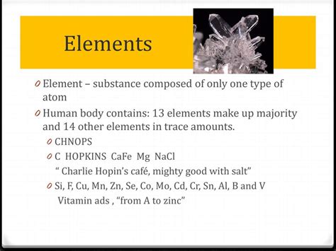 Ch 2 Chemical Levels Of Organization Ppt Download