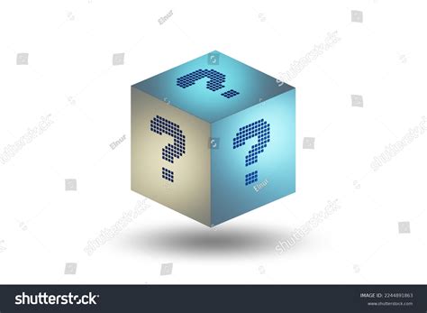 Cube Question Marks On Sides Stock Illustration 2244891863 Shutterstock