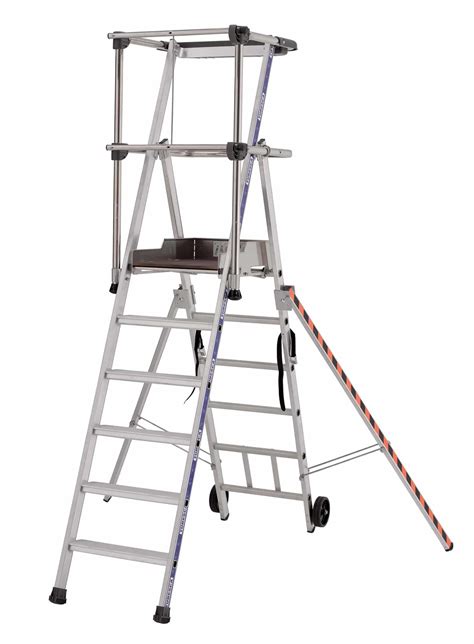 TB Davies SHERPAMATIC Aluminium Industrial Podium Step TB Davies