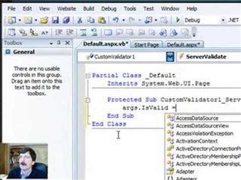Validating ASP NET CheckBox And Similar Controls YouTube