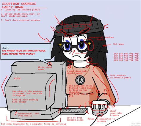SoyBooru Post 93231 Angry Arrow Circle Eyebrow Line Monitor Series