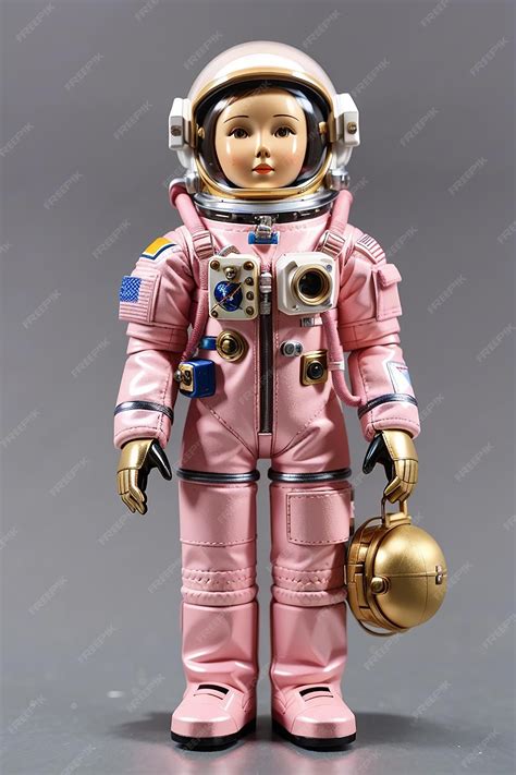 Premium Ai Image A Vintage Astronaut Doll