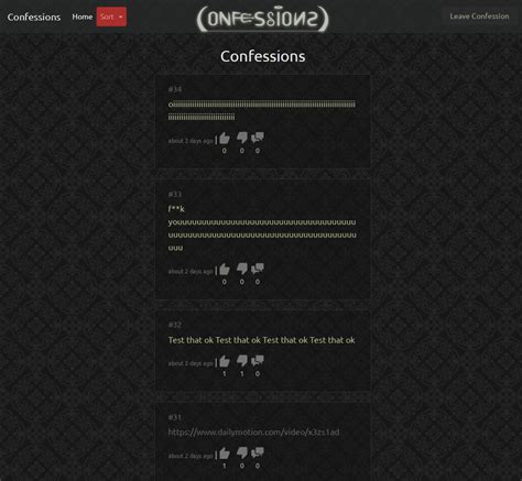 Github Romaniukvadimconfessionsscript Confessions Php Script Is
