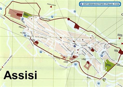 Italy Map Rome To Assisi