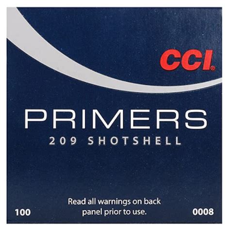 Buy Cci Primers 209 Shotshell Box Of 1000 10 Trays Of 100 Sportsmansreloads