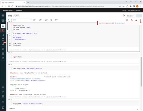 Solved Displayhtml Cant Seem To Be Used From Python Code