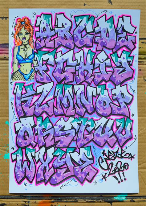 Graffiti Art Letters Alphabet