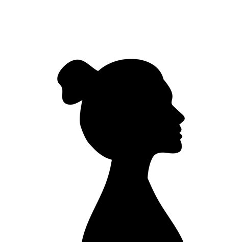 Woman Avatar Profile Vector Silhouette Of A Womans Head Or Icon