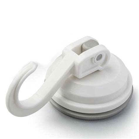 Zeal Suction Base Hook Medium White