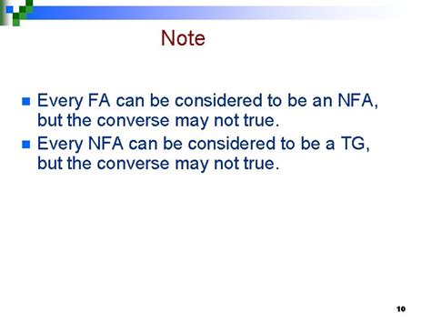 Theory Of Computation Nondeterministic Finite Automaton Nfa An