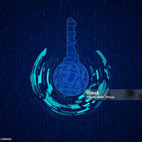 Cyber Security By Dint Of Fingerprint Scanning Stock Illustration Download Image Now