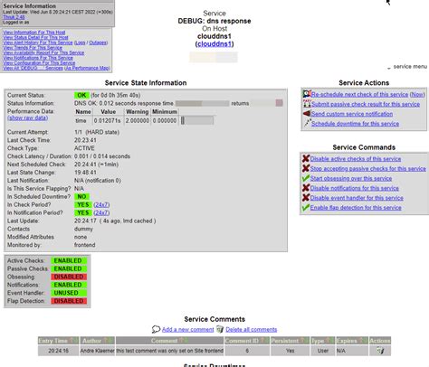 Comment Column In Host And Service Details Is Filled With Comments From Wrong Backend · Issue