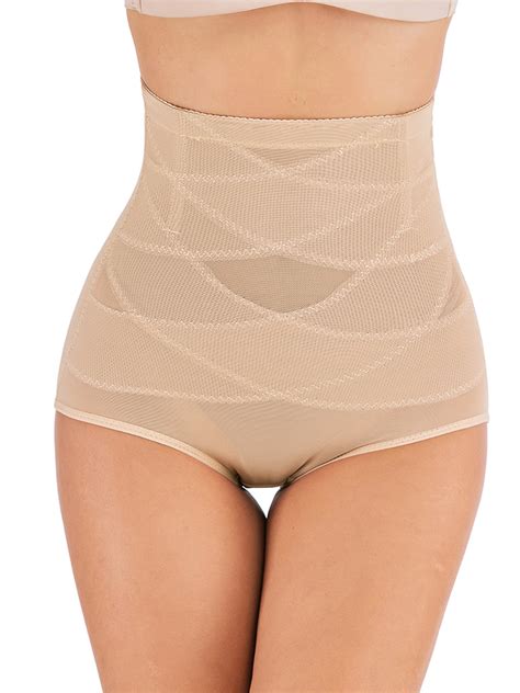 Lelinta Womens Waist Cincher Girdle Thong Shapewear High Waist Cincher