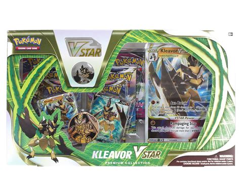 Pokemon TCG Kleavor Vstar Premium Collection 6Ct