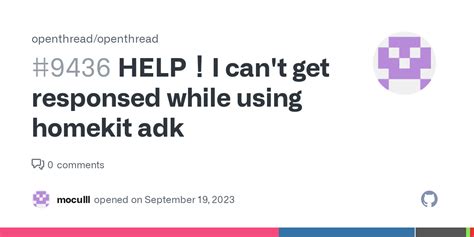 Help！i Cant Get Responsed While Using Homekit Adk · Issue 9436