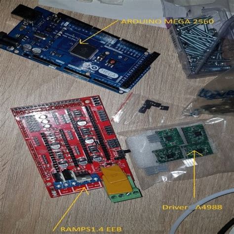 Arduino Mega Board Figure Electrical Installation Scheme