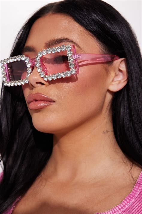 Outrageous Attention Sunglasses Pink Fashion Nova Sunglasses